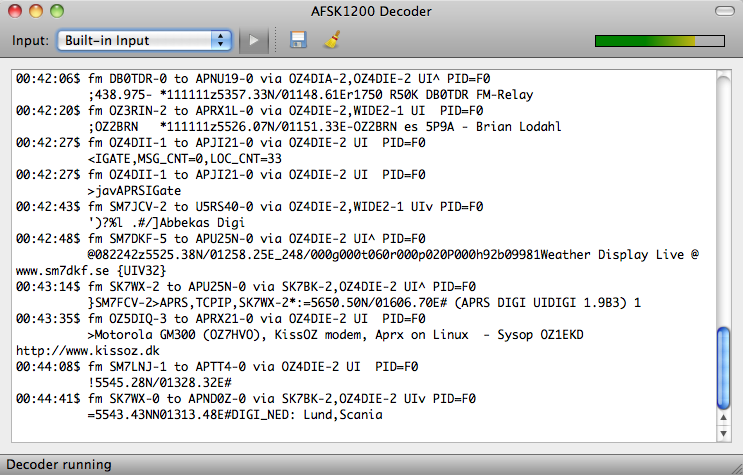 Qtmm AFSK1200 Decoder download | SourceForge.net